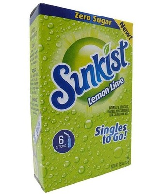 Sunkist Lemon Lime Singles Drink Mix 72392324064| eBay
