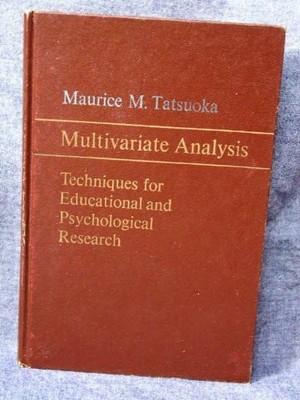 Multivariate Analysis: Techniques for Educational and Psychological ...