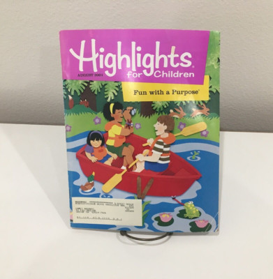 AUGUST 2001 - Highlight For Children Magazine, Fun With a Purpose | eBay