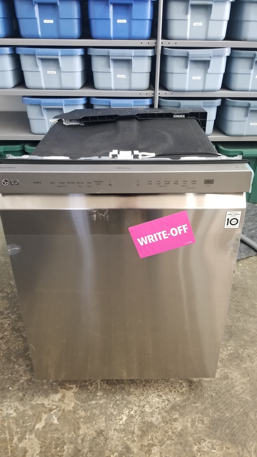 Genuine LG Dishwasher 3rd Rack Slide Set # AGM75549901 AGM75550001 | eBay