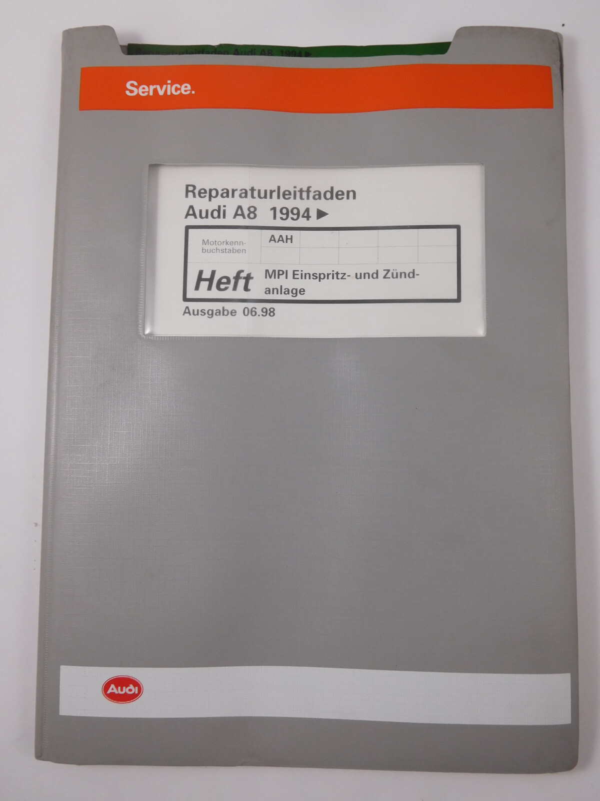 Reparaturleitfaden Audi A8 V6 2,8l Motor AAH MPI Einspritz- und ...