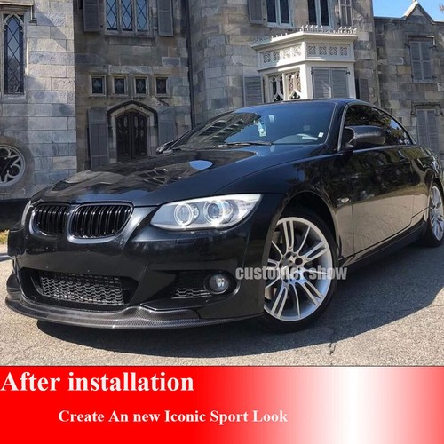 Fits BMW 3Series E92 LCI 325i 335i M Tech Front Bumper Lip Splitter ...