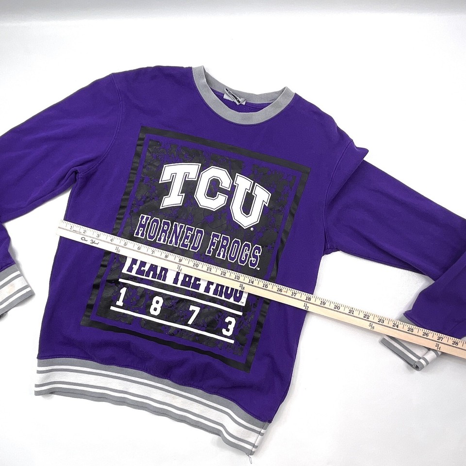 TCU Horned Frogs Fear The Frog 1873 Stadium Athletics Sweatshirt Men’s ...