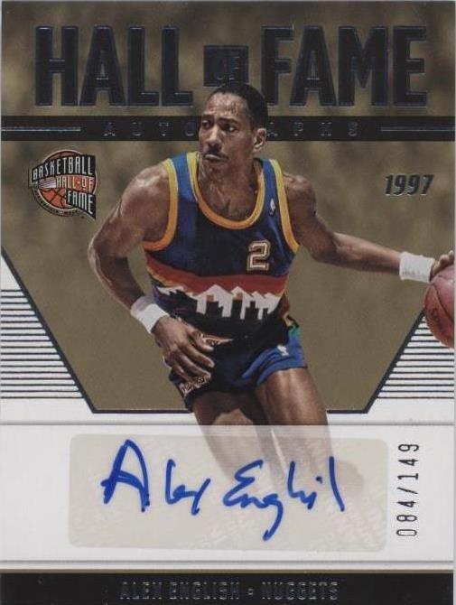 2022-23 Panini Chronicles - Hall of Fame Autographs Alex English #HOF ...