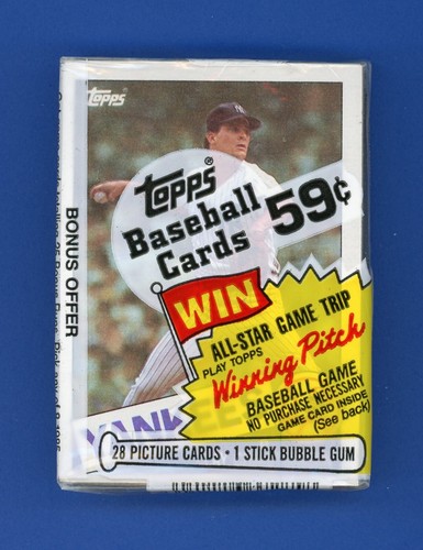 1985 Topps Baseball Cello Pack ~ Unopened/Unsearched ~ Original Owner ...