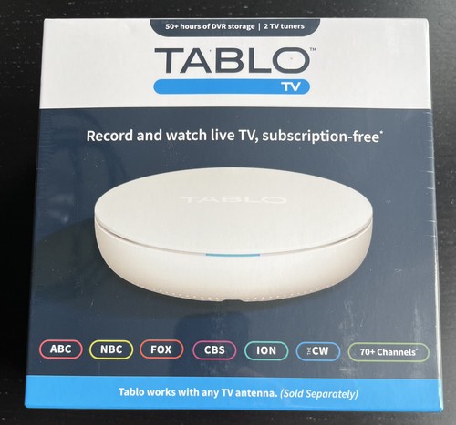 Tablo 4th Generation Gen 2 Tuner OTA Over The Air TV DVR 128GB White ...