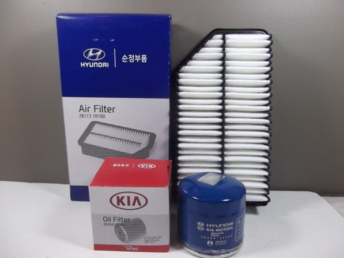 GENUINE KIA RIO UB 1.6 L PETROL FILTER PACK (OIL FILTER + GASKET + AIR ...