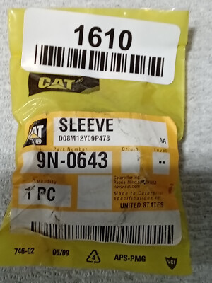 Genuine Cat CATERPILLAR 9N0643 SLEEVE 9N-0643 | eBay