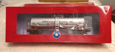 Lionel Anheuser Busch Uni-body Tank Car | eBay