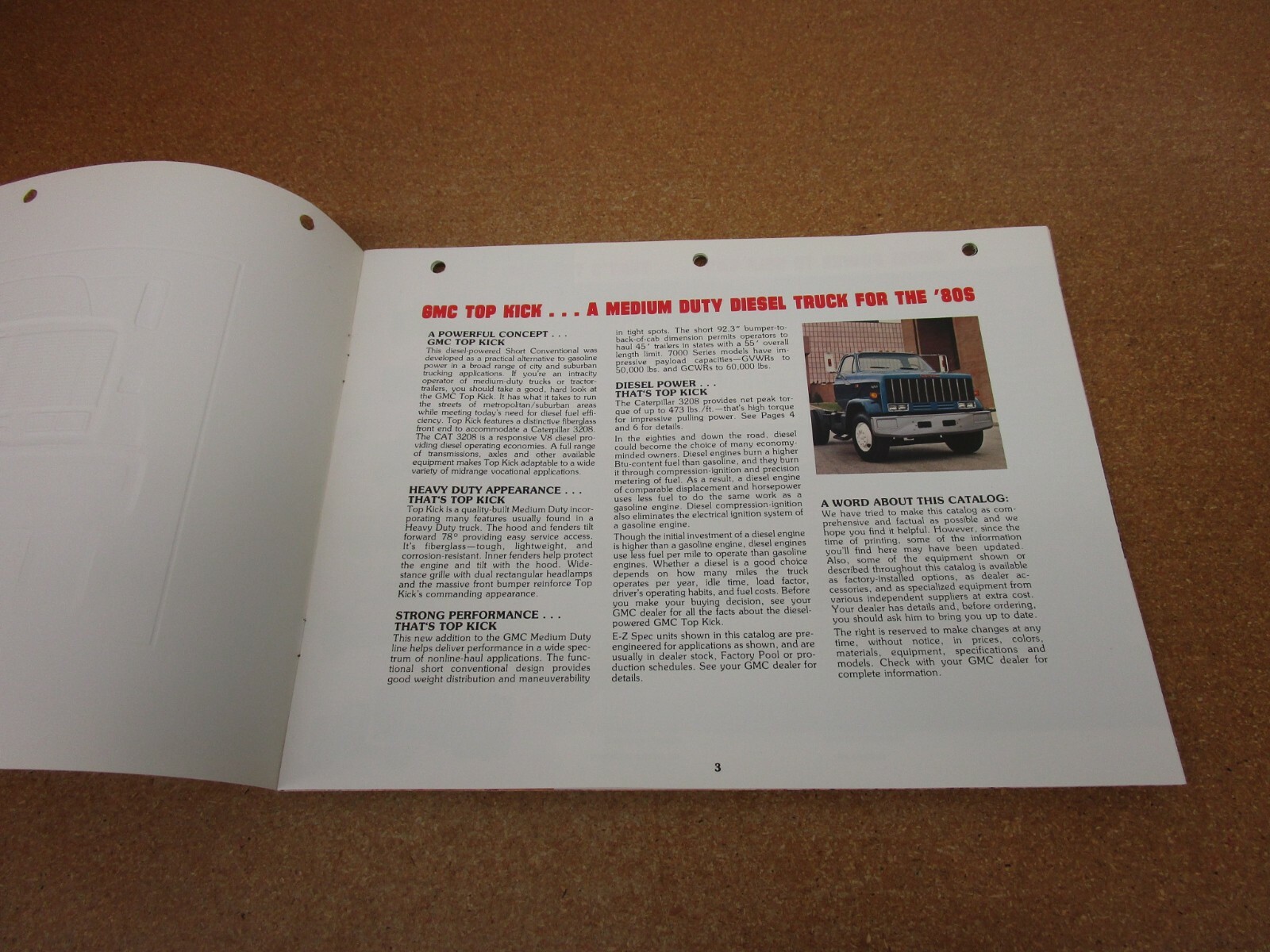 1981 GMC Topkick Medium truck sales brochure 20 page dealer literature ...