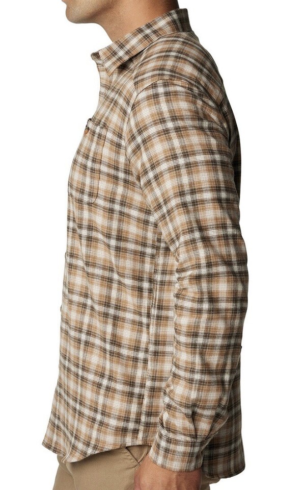 NWT Columbia Cornell Woods Delta Tartan Flannel L/S Shirt Mens Size M ...