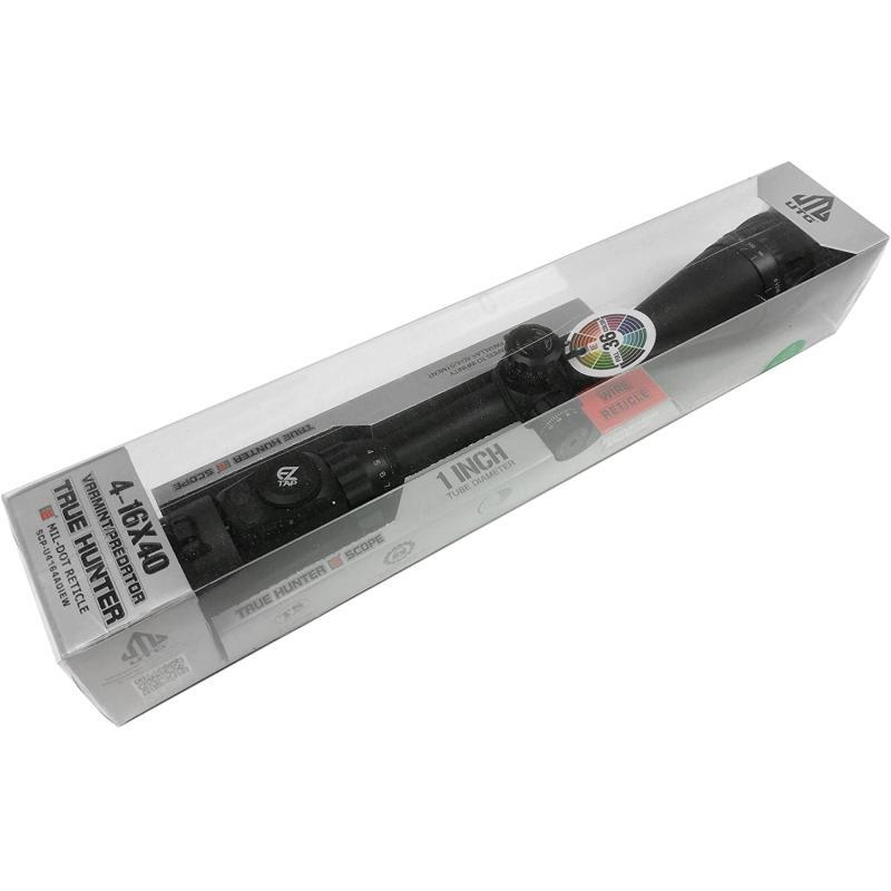 UTG SCP-U4164AOIEW 4-16X40 1 inch Hunter Scope, AO, 36-color Mil-dot, w ...