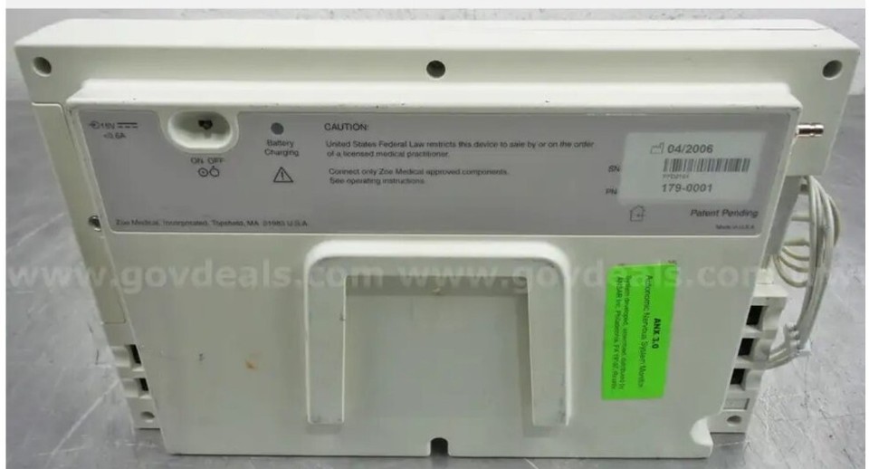 Zoe Medical Nightingale PPM2 Monitor 179-0001 | eBay