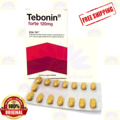 1 X Tebonin Forte 120mg 30'S Ginkgo Biloba Extract For Vertigo ...