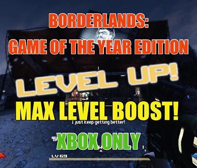 Borderlands 1 Game of the Year Edition Fast Max Level 69 Boost XBOX ONE ...