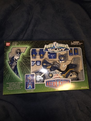 Bandai Power Rangers 1999 Lost Galaxy Blue Astro Cycle Motorcycle | eBay
