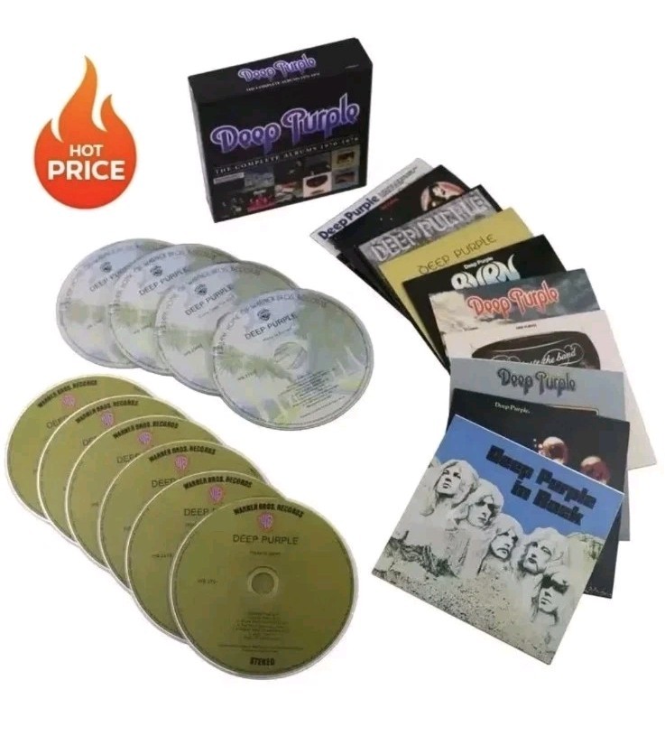 Deep Purple 10CD Box Set Complete Albums 1970-1976 Rock Music ...