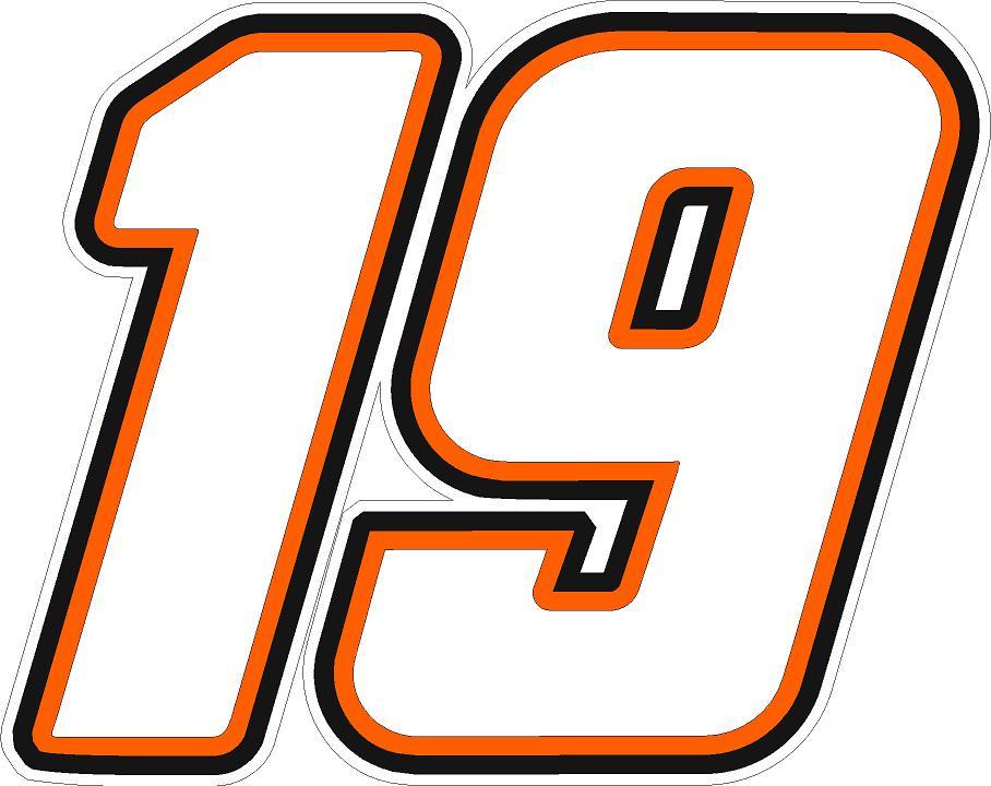 Racing Number Fonts 7