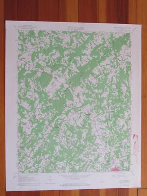 Mount Hermon Virginia 1966 Original Vintage USGS Topo Map | eBay
