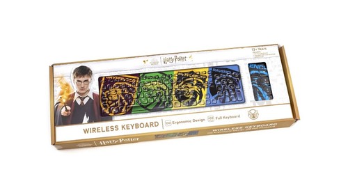 Harry Potter Wireless Full Keyboard Gryffindor Slytherin Ravenclaw ...