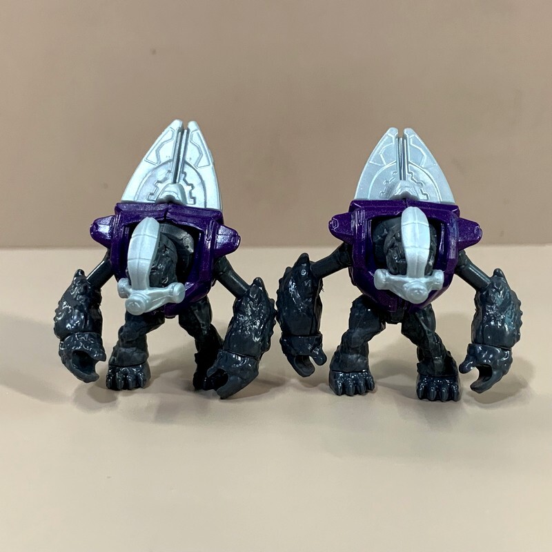 4pcs Mega Construx Halo Grunt Specops Purple Grunt Mini Action Figures ...