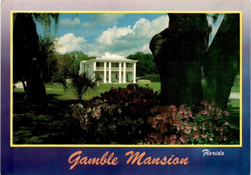 Gamble Mansion, Ellenton, Florida, antebellum sugar plantation, United ...