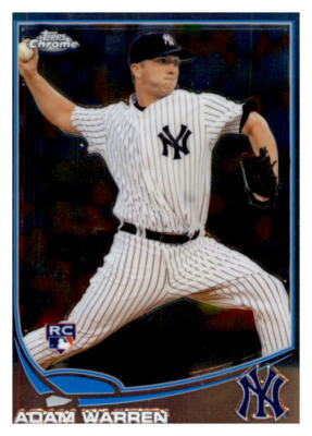 Adam Warren 2013 Topps Chrome Rookie Card #30 | eBay