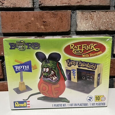 Ed "BIG DADDY" Roth Revell RAT FINK w/Diorama Plastic Model Kit Crazy ...