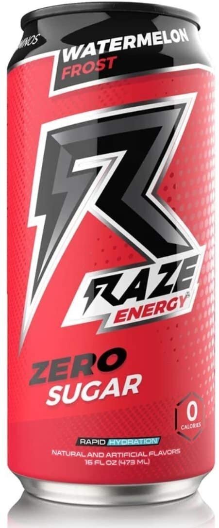 Raze Energy Zero Sugar 16 oz Cans (All Flavor Pack - 12 Cans) | eBay