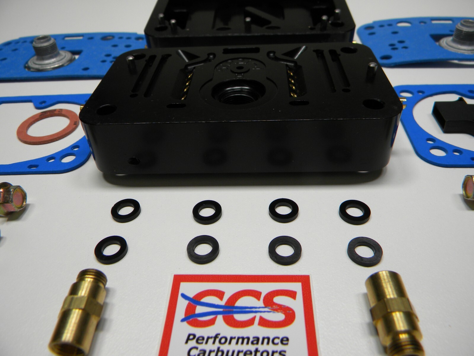 Holley QFT CCS 1250 CFM Methanol 3 Circuit Racing Metering Block Kit ...