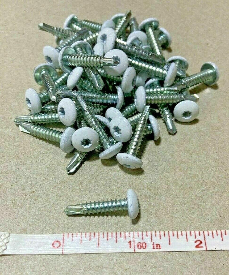 #11-1 inch White Oversize Cargo Express Haulmark Trailer Screws Self ...