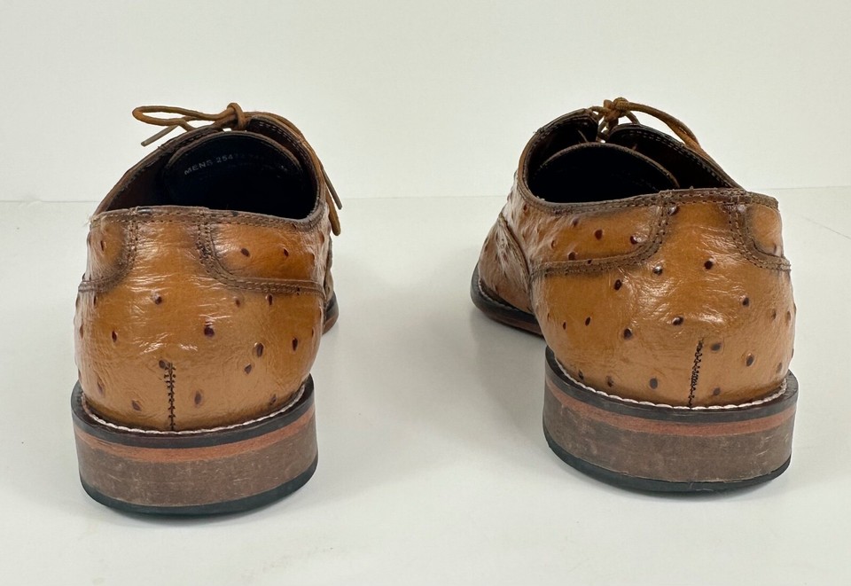 Stacy Adams Roselli Tan Oxford Dress Shoes Men's Size 9.5M Leather ...