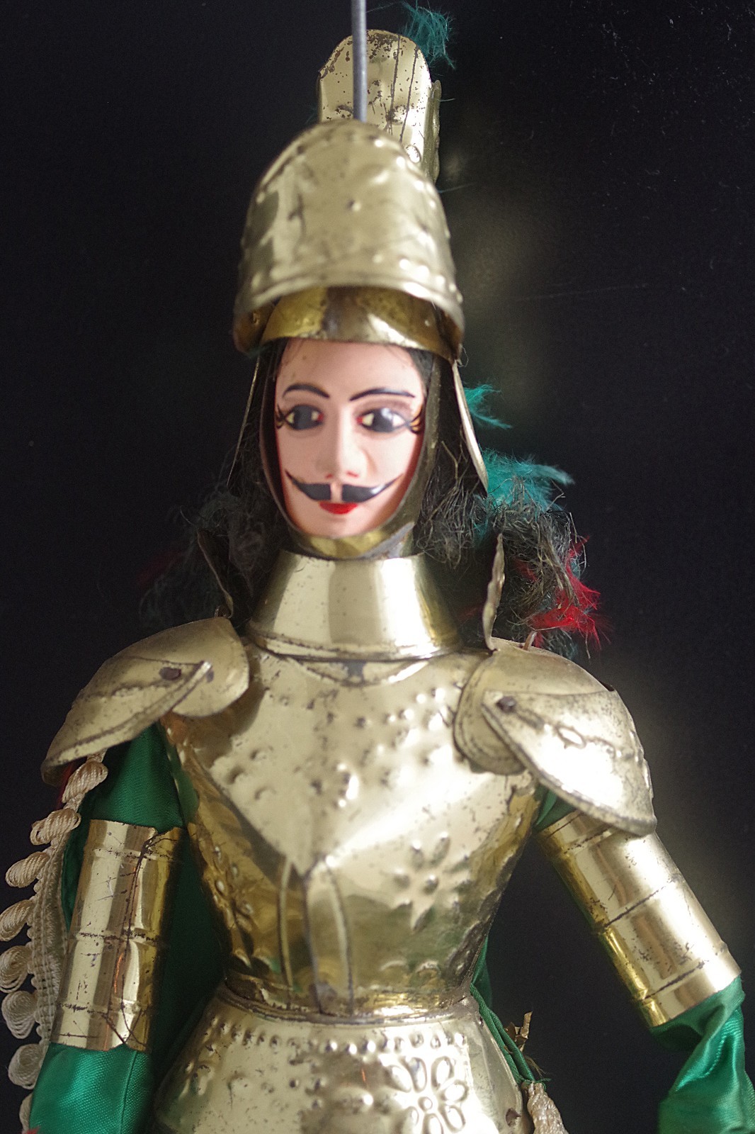 VINTAGE PUPO SICILIANO SICILIAN PUPPET MARIONETTE KNIGHT 17" | eBay