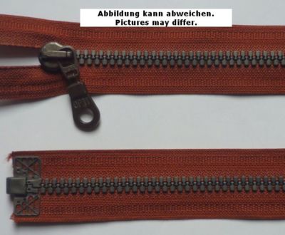 Opti Zipper Decorative Tips Reddish Brown 80 cm | eBay