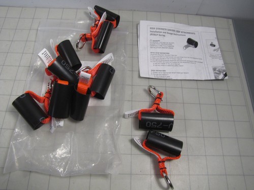 10-pack Proto JP2R34X175LPOR Heat Shrink Loops 3/4" x 1.75" 4lb ...