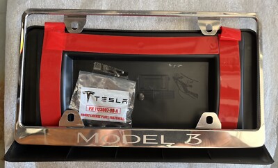 2020 Tesla Model 3 License Plate Mount and Frame | eBay
