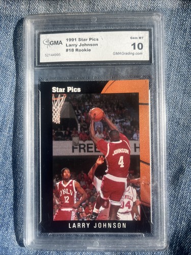 1991 Star Pics Larry Johnson #18 Rookie card graded 10 | eBay