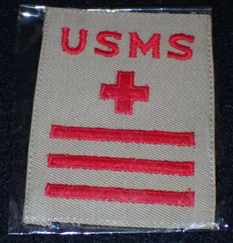 WW2 USMS Merchant Marines Seaman 1st Class Pharmacists Mate Khaki Rate ...
