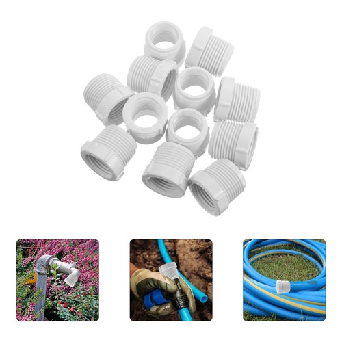 12 Pcs PVC Pipe Joint Coupling Cap Fittings Water Connectors for | eBay