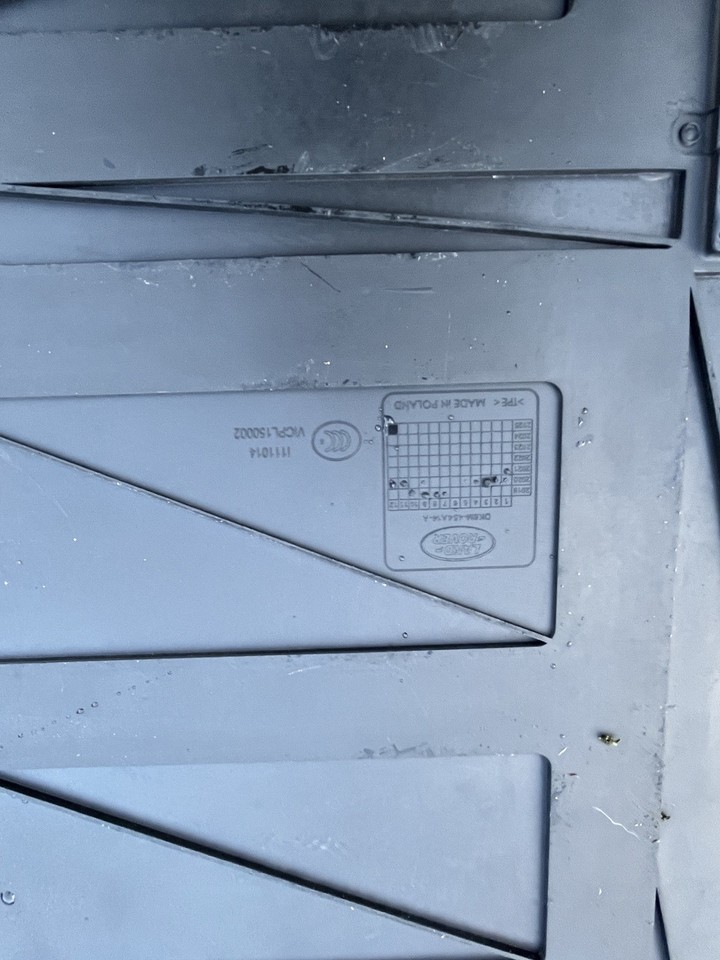 Genuine Range Rover Sport L494 2013 to 2022 Rubber Boot Liner Mat Boot ...