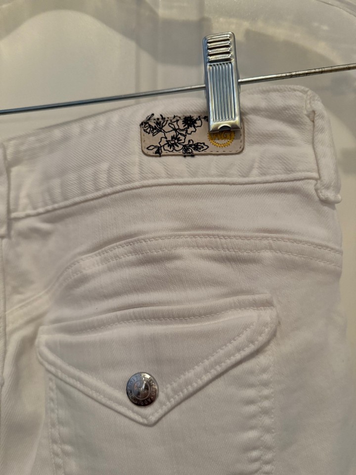 Vintage Adriano Goldschmied Byblos Jeans. Flare and Wide Leg. White ...