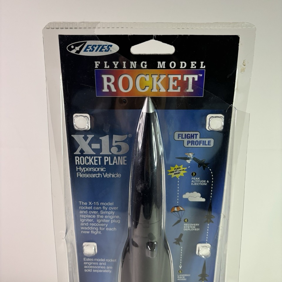 Estes Flying Model Rocket X-15 Rocket Plane Hypersonic Reasearch ...