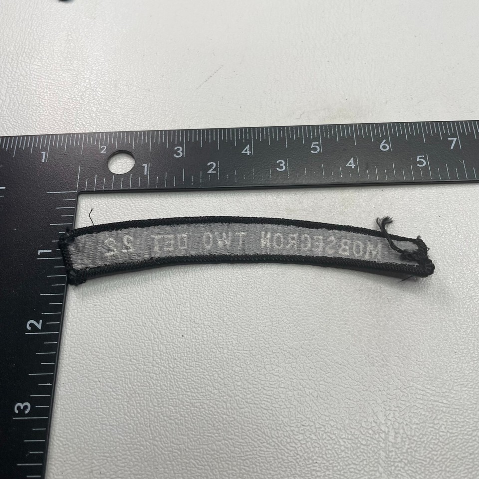 US Navy MOBILE SECURITY SQUADRON MOBSECRON TWO DET 22 Tab Patch (Rocker ...