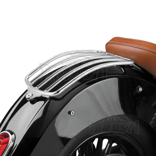 16.5" Rear Rail Solo Seat Luggage Rack For Indian Scout Scout Sixty 60 ...