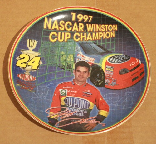 Jeff Gordon "1997 Nascar Winston Cup Champion" Collector's Plate by ...