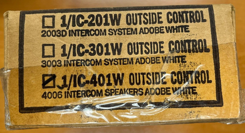 Nutone IC-401W Outdoor Remote Control for IM4006 Intercom Speakers NEW ...