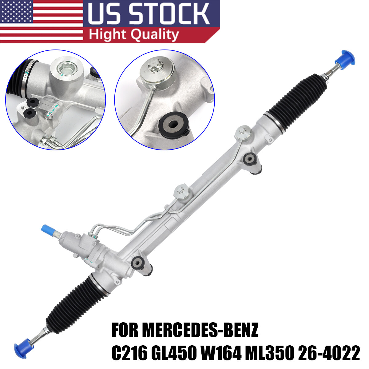 Power Steering Rack and Pinion Assembly For Mercedes-Benz C216 GL450 ...
