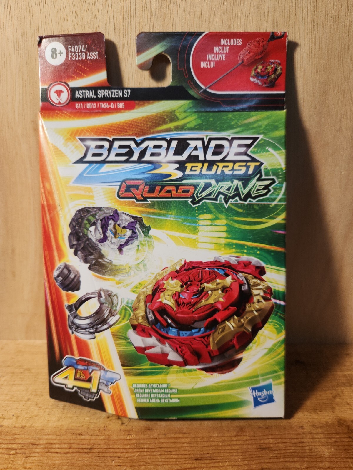 Hasbro Beyblade Burst Quad Drive Astral Spryzen S7 4 In 1 Brand New ...