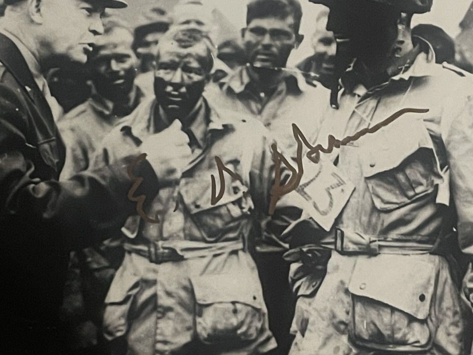 ED SHAMES 101ST AIRBORNE 506 PIR, EASY CO, BAND OF BROTHERS RARE SIGNED ...