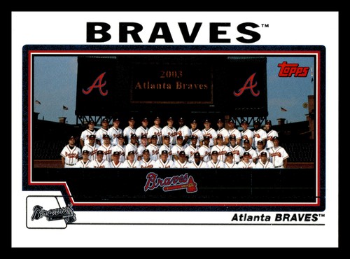 2004 Topps Atlanta Braves Team Card #640 Centered Mint | eBay
